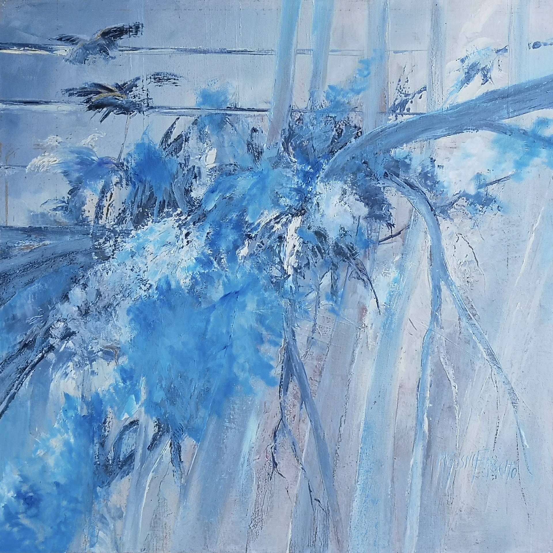 Blue birds - ACT ON ART Paris